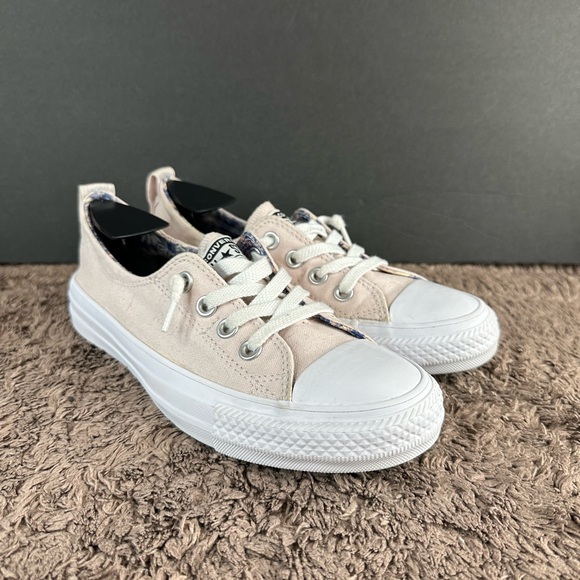 Converse | Shoes | Converse Beige Canvas Sneakers | Poshmark